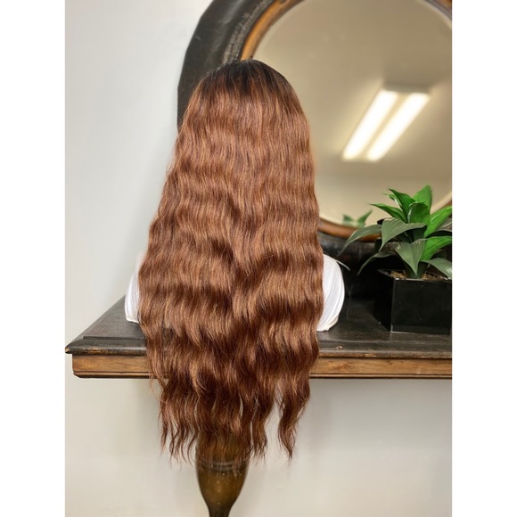 E Beauty Wig | Hair | Jaylen Long Brown Ombr Deep T Part Lace Front Wig ...